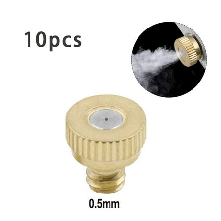10Pcs Low Pressure Atomizing Misting Nozzle Spray Injector Atomization Spraying System Nozzle ...