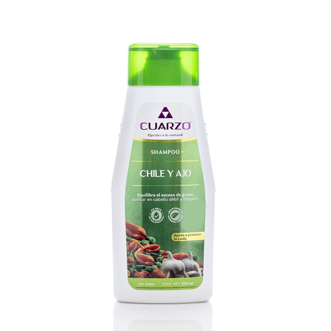 SHAMPOO CHILE Y AJO 550 ML Cuarzo SHAMPOO NATURISTA | Bodega Aurrera en ...
