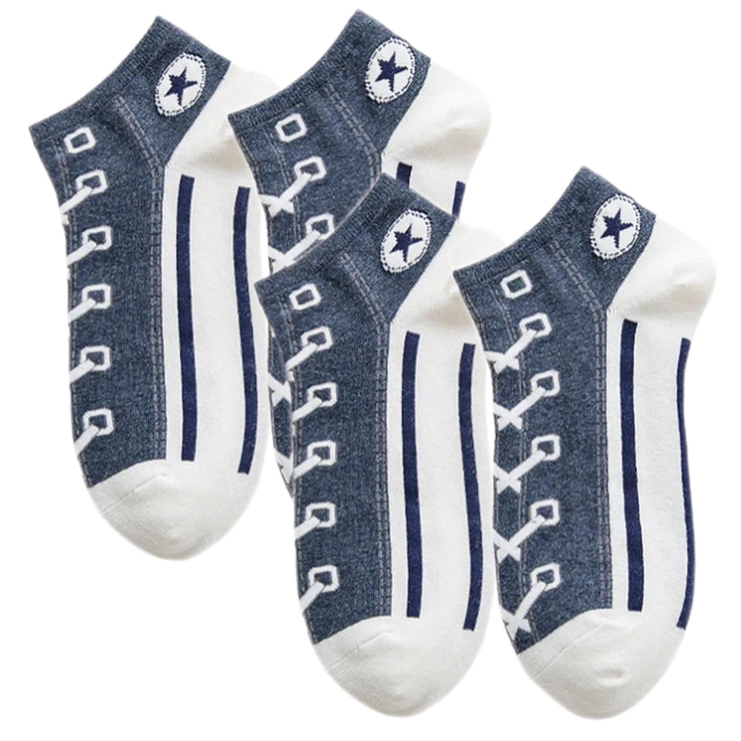 Calcetas altas calidad VersSockBlue 2Pares Azul 5-9.5US Converse ...