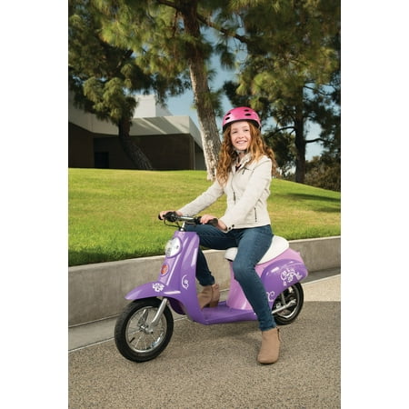 Razor Pocket Mod Miniature Euro-Style Electric Scooter - Kiki Purple ...