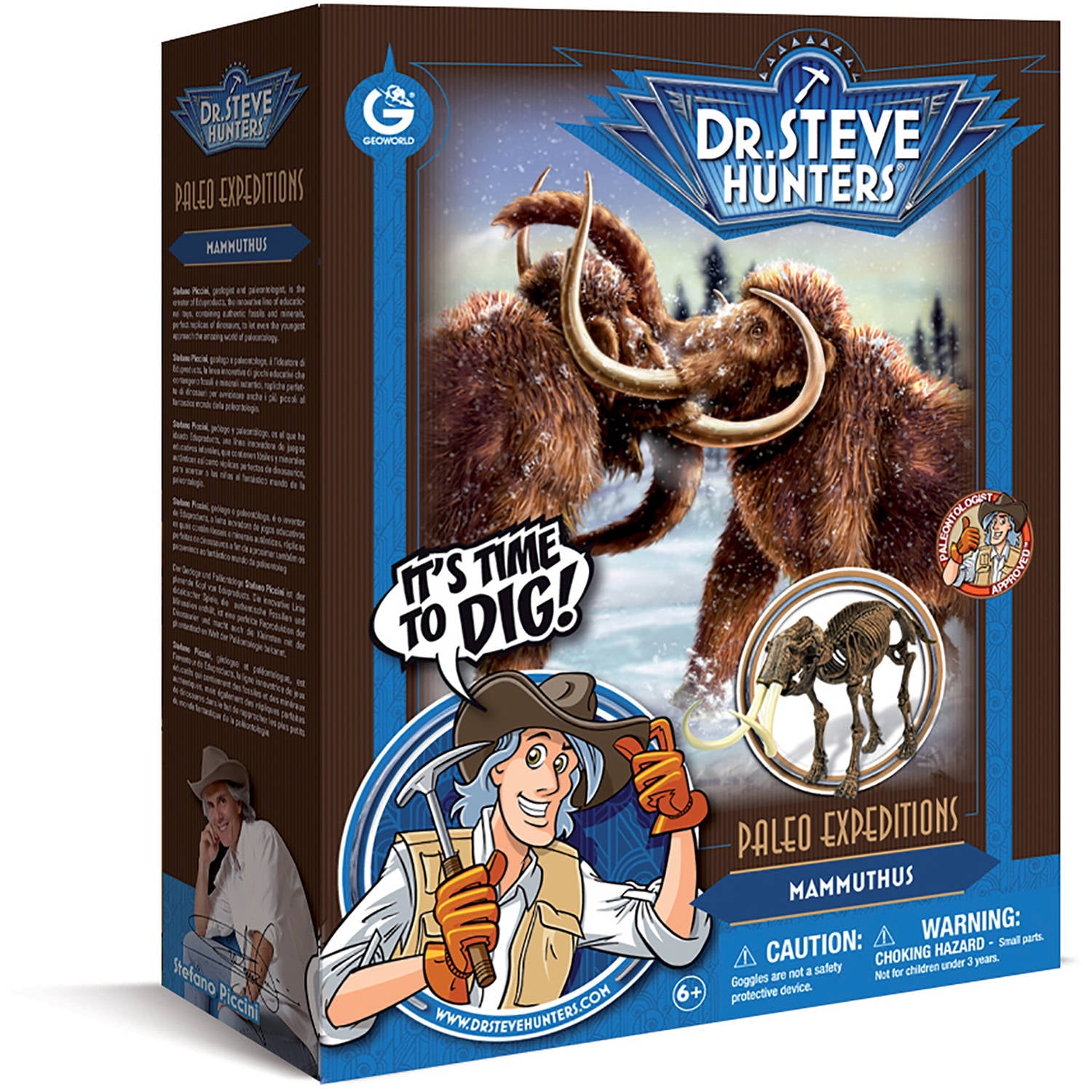 Geoworld Dr. Steve Hunters Paleo Expeditions Dino Excavation Kit ...