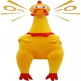 BESTSKY 2026 New Squeeze Shrilling Screaming Rubber Chicken Pet Dog ...
