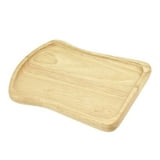 AeraVida Cute Toast Bread Shaped Native Natural Wood Hand Carved Plate ...