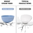 Wheat Straw Bowls Set Unbreakable Large Cereal Bowls Set of 6 Microwave ...