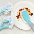 Eespoir One Stick Three Head Multifunctional Cleaning Brush, Kitchen ...
