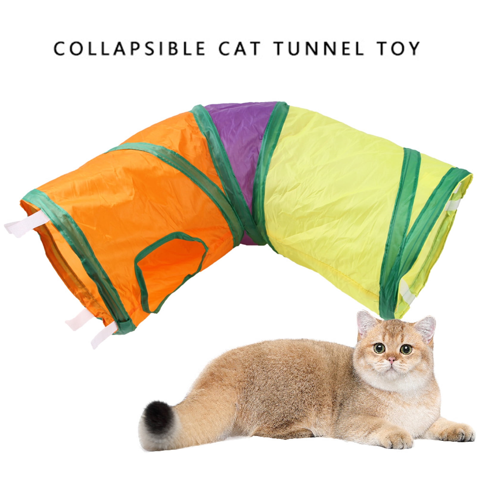 UDIYO Cat Channel Toy Scratch-resistant Easy Storage Can Be Spliced ...