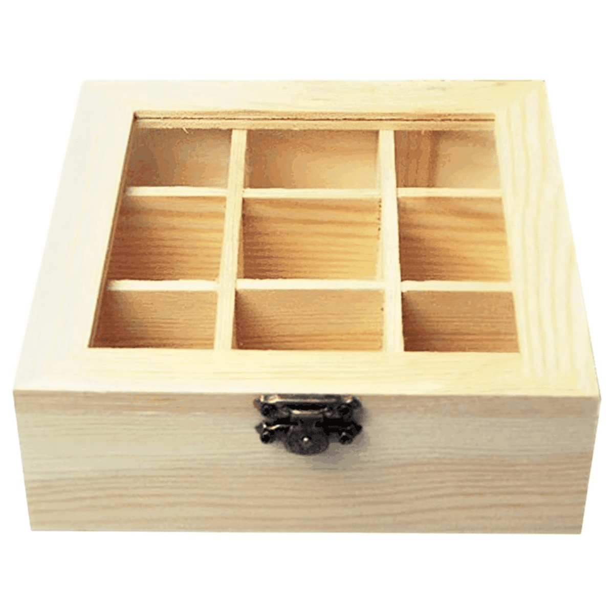 Click here for Unbranded Tea Storage Box With 9 Compartments  Tra... prices
