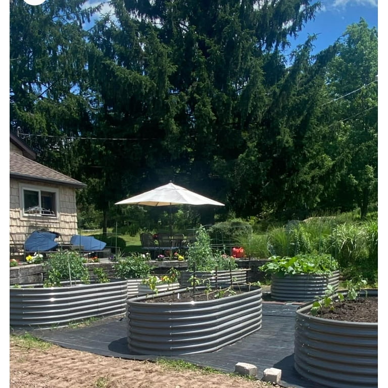 Easy Above Ground Garden Planters Veg Trough Large Wooden Raised Bed