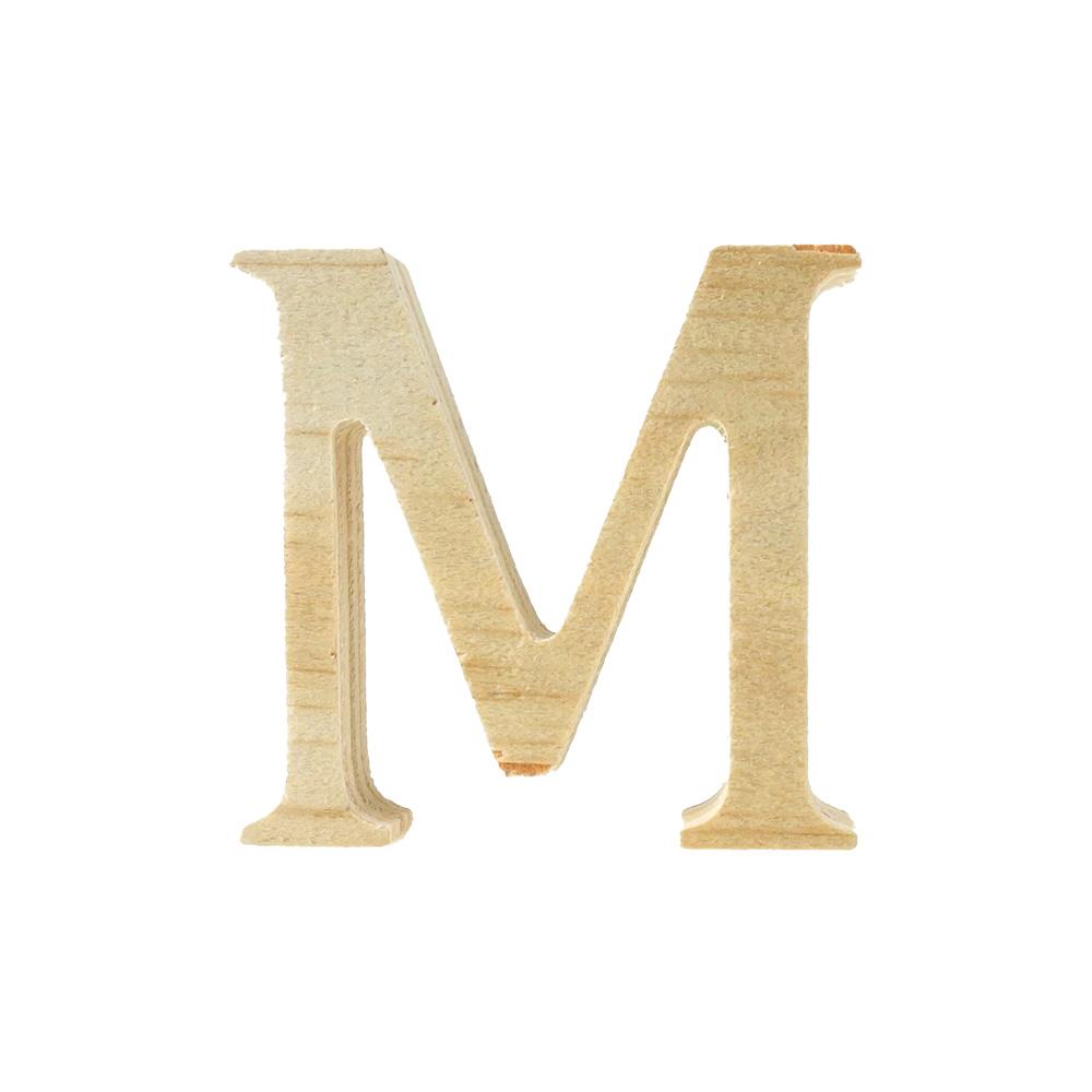 Pine Standing Wood Letter M, 2-Inch, 3-Count - Walmart.com