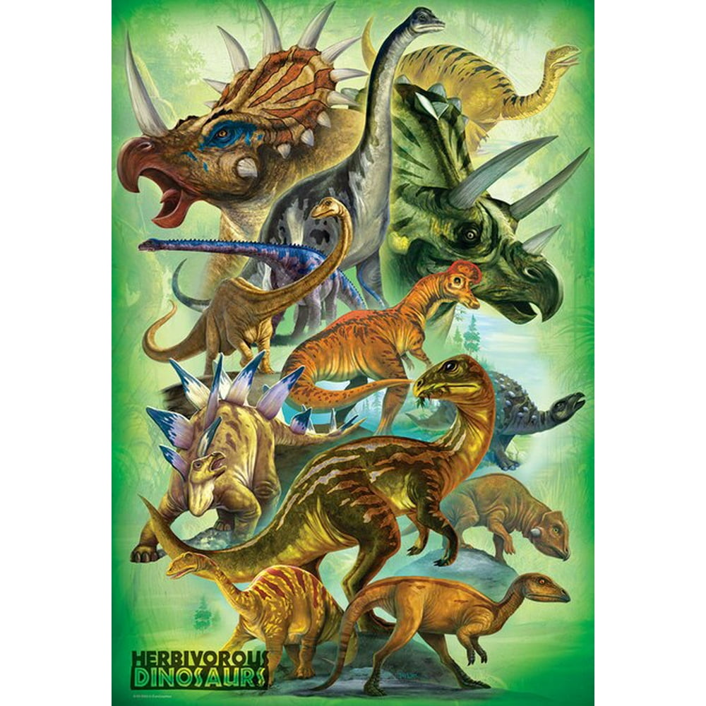 Herbivorous Dinosaurs 100 pc - Walmart.com - Walmart.com