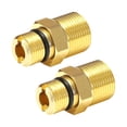 2Pcs Aluminum Water Outlet Fittings With O Rings Seals Water Outlet ...