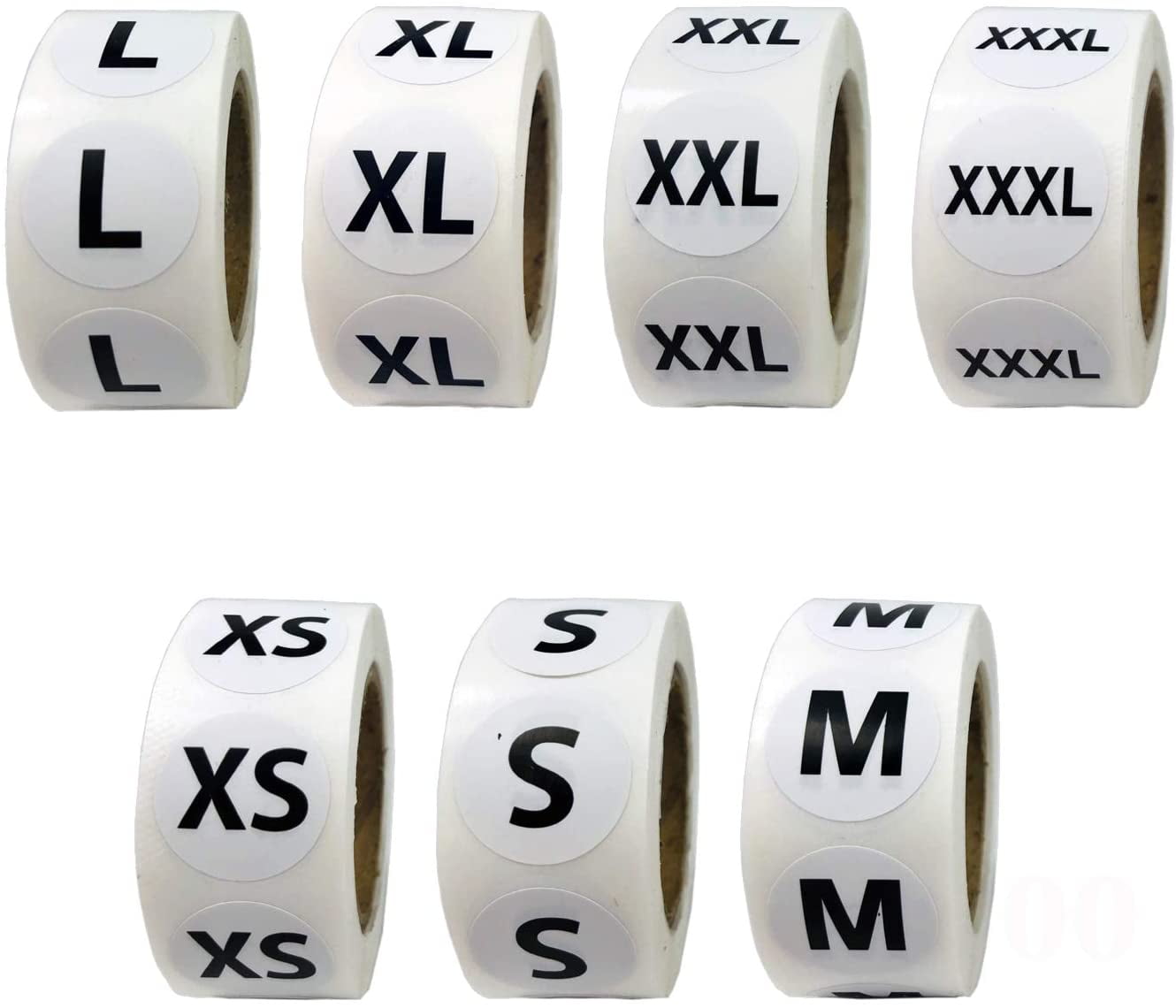 3500 PCS Size Stickers Labels 7/8" Round Self Adhesive Size Stickers ...