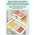 2026 New 6 Hole Ice Cube Maker Tray Mold Food Grade Ice Box with Lid ...