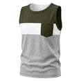 Boys Sleeveless Tank Top Crewneck Color Block T-Shirt Casual Summer ...