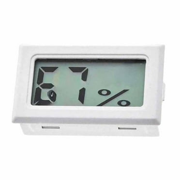 7pcs Round Digital Humidity Gauge Monitor Reptile Terrarium Greenhouse ...