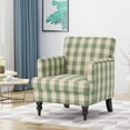 GDF Studio Eve Living Room Accent Arm Chair, Contemporary Fabric ...