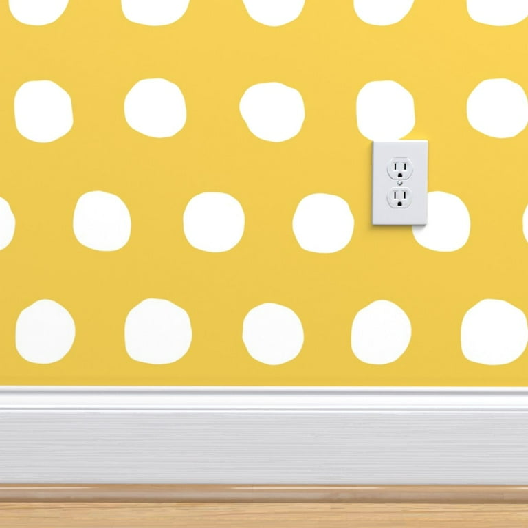 Yellow Polka Dot Wallpaper