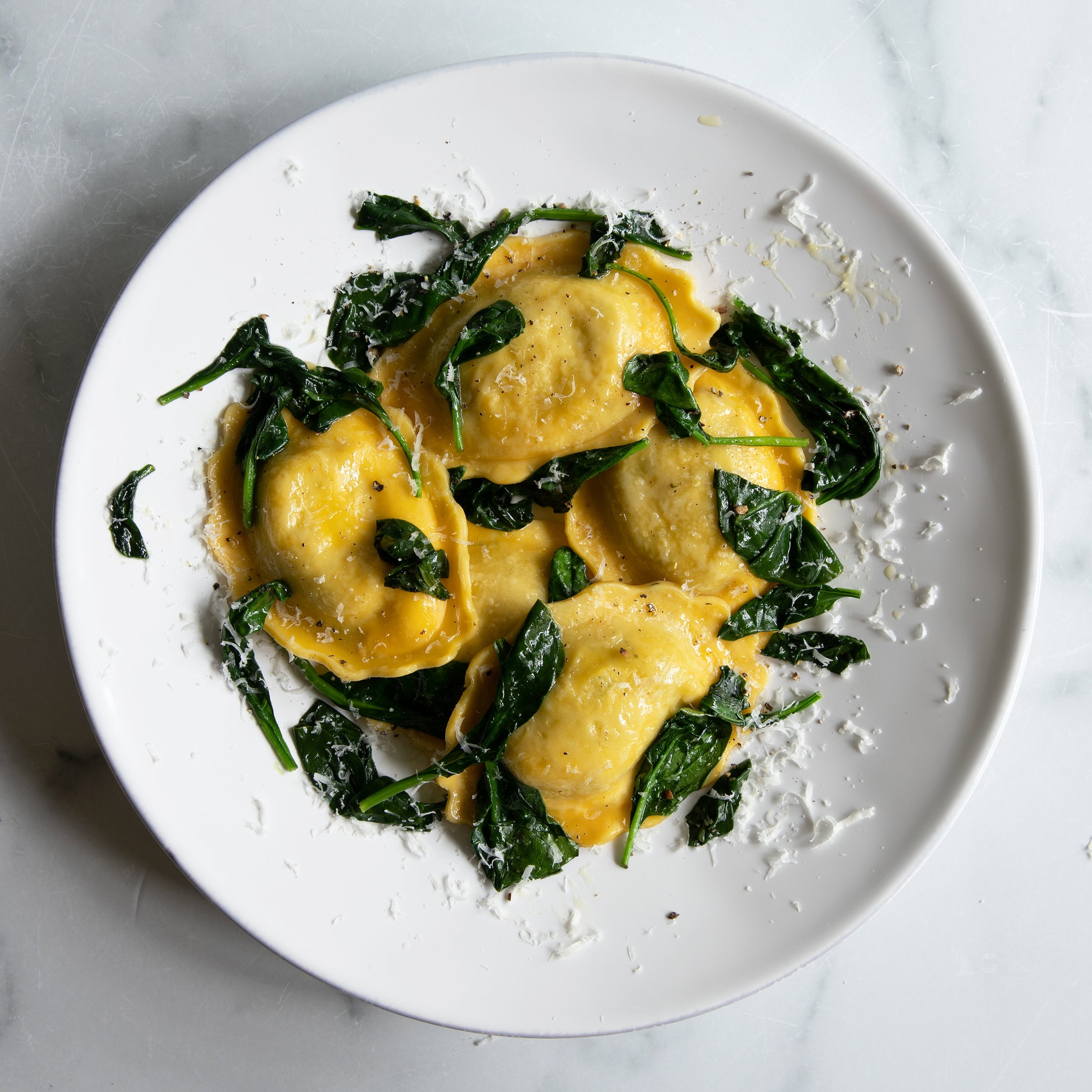 Ravioli Florentine, Spinach & Cheese - Egg Pasta (Jumbo Oval) (10 pound ...