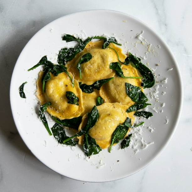Ravioli Florentine, Spinach & Cheese - Egg Pasta (Jumbo Oval) (10 pound ...