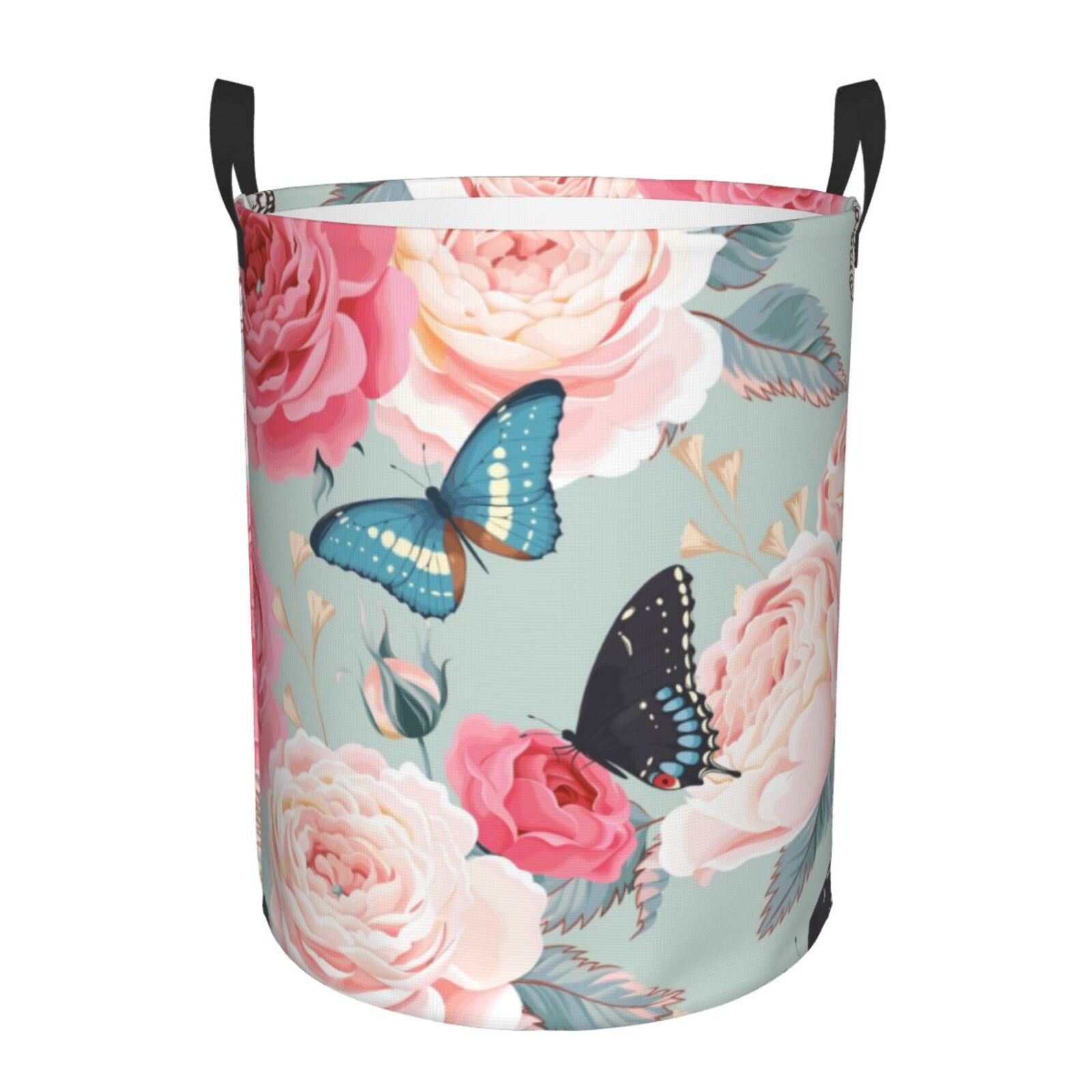 ZNDUO Round Laundry Basket, Waterproof Collapsible Laundry Baskets with ...