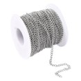 25 Yards 304 Stainless Steel Soldered Twisted Curb Chains Cable ...