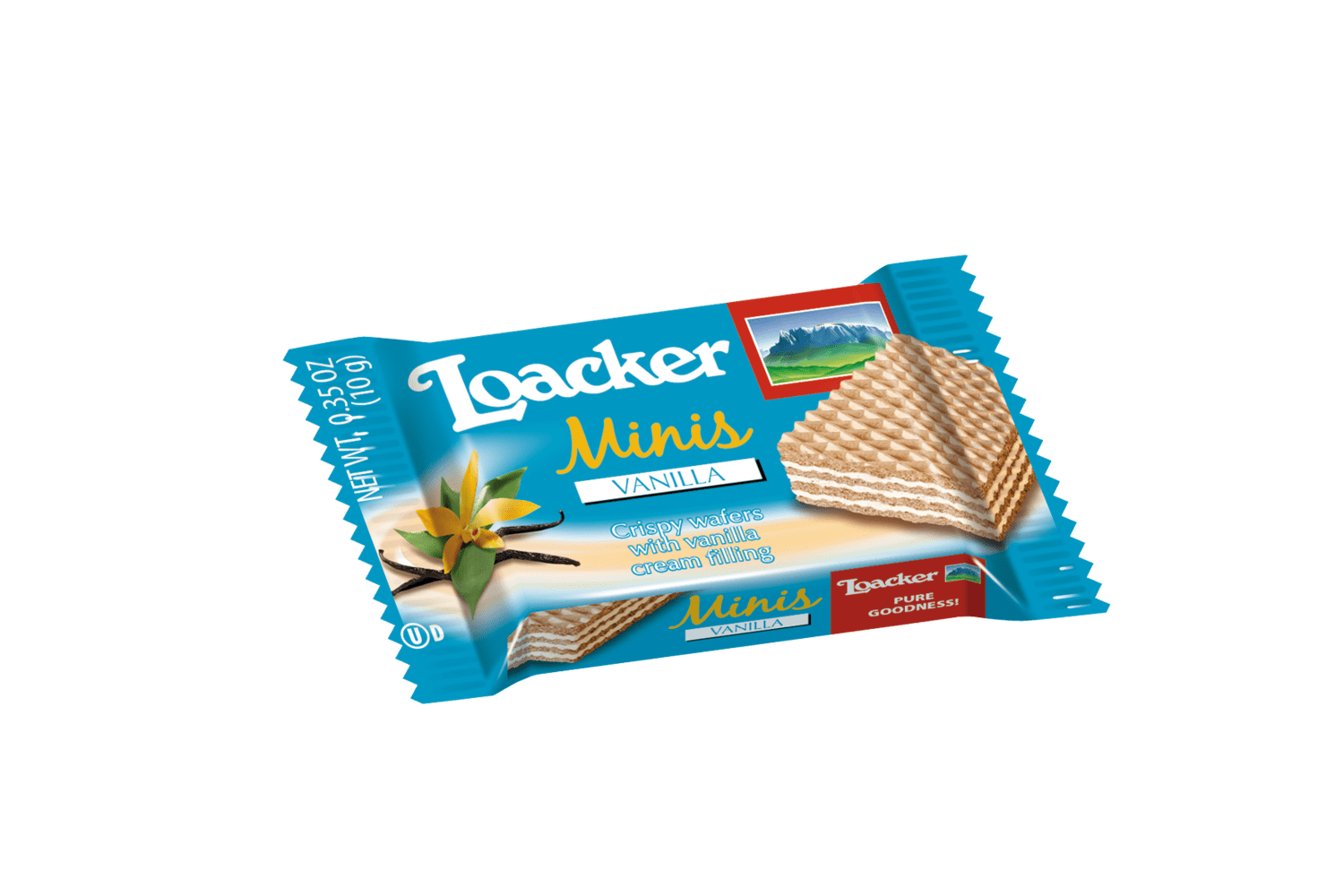 Loacker Minis Vanilla Wafers, 10g/0.35oz, pack of 50 - Walmart.com ...