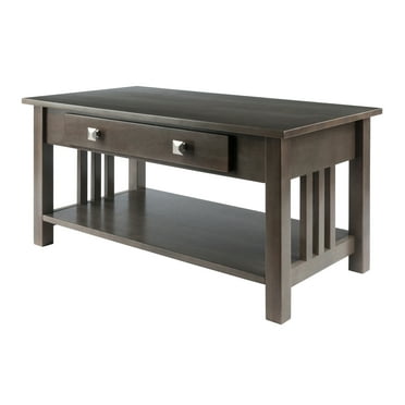 Winsome Wood Nolan Coffee Table, Cappuccino Finish - Walmart.com