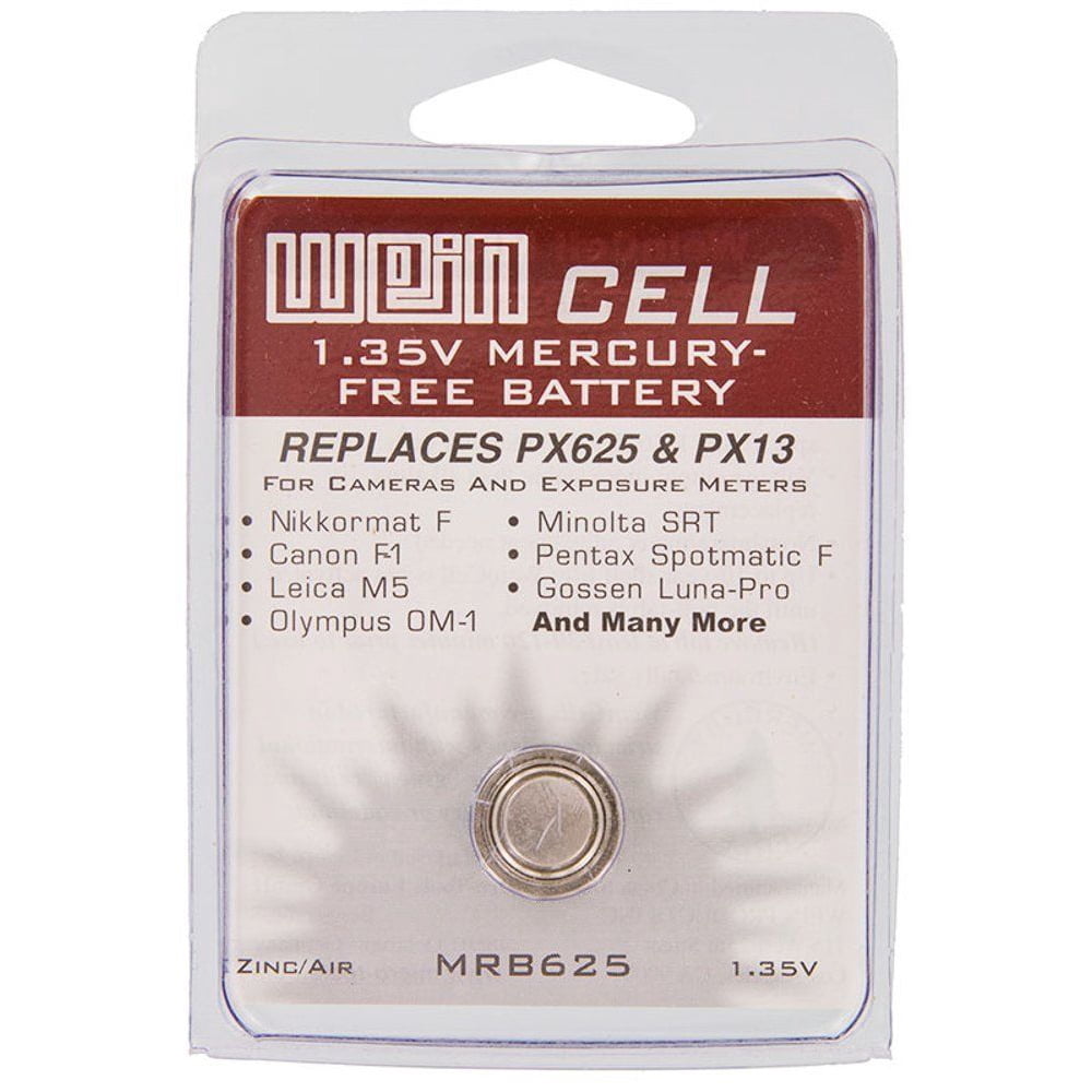 2 Pcs Wein Cell PX625 Mercury Free 1.35V Battery - Walmart.com ...