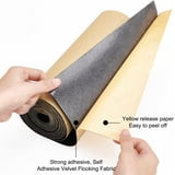 Black Self Adhesive Velvet Flock Liner Velvet Fabric for Jewelry Drawer ...