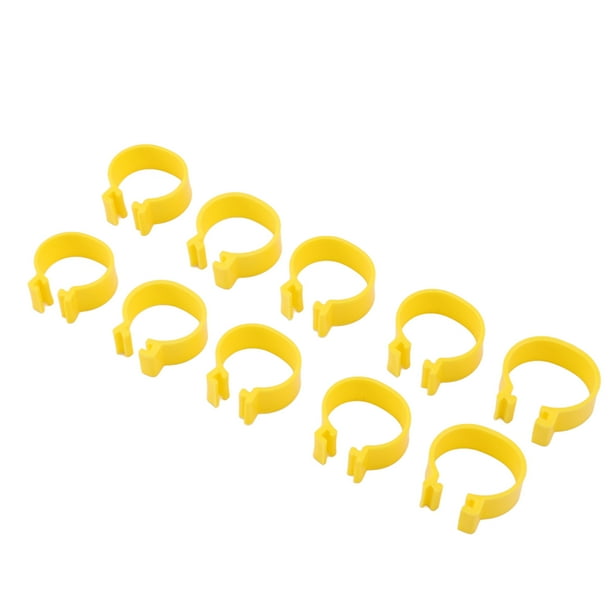 Poultry Feet Rings, Reusable Plastic Poultry Foot Rings Leg Bands Clip ...