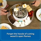 Jet-Puffed Indoor Electric Smores Maker Kit with Trays & Roasting Forks ...