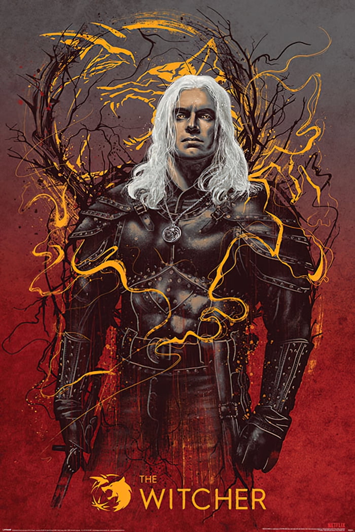 The Witcher - TV Show Poster (Geralt The Wolf) (Henry Cavill) (Size: 24 ...