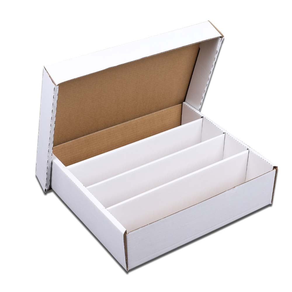 CROSSDESIGN Cardboard Baseball Trading Card Storage Monster Shoe Box ...