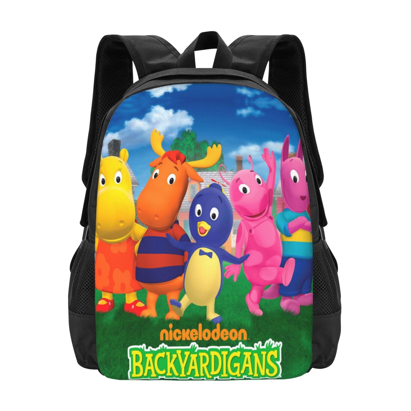 Mochila negra de los Backyardigans para mujer y hombre, mochila para ...