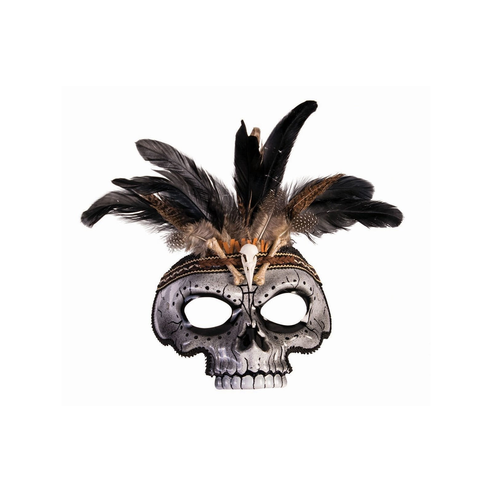 Halloween Voodoo Skull Mask - Male - Walmart.com