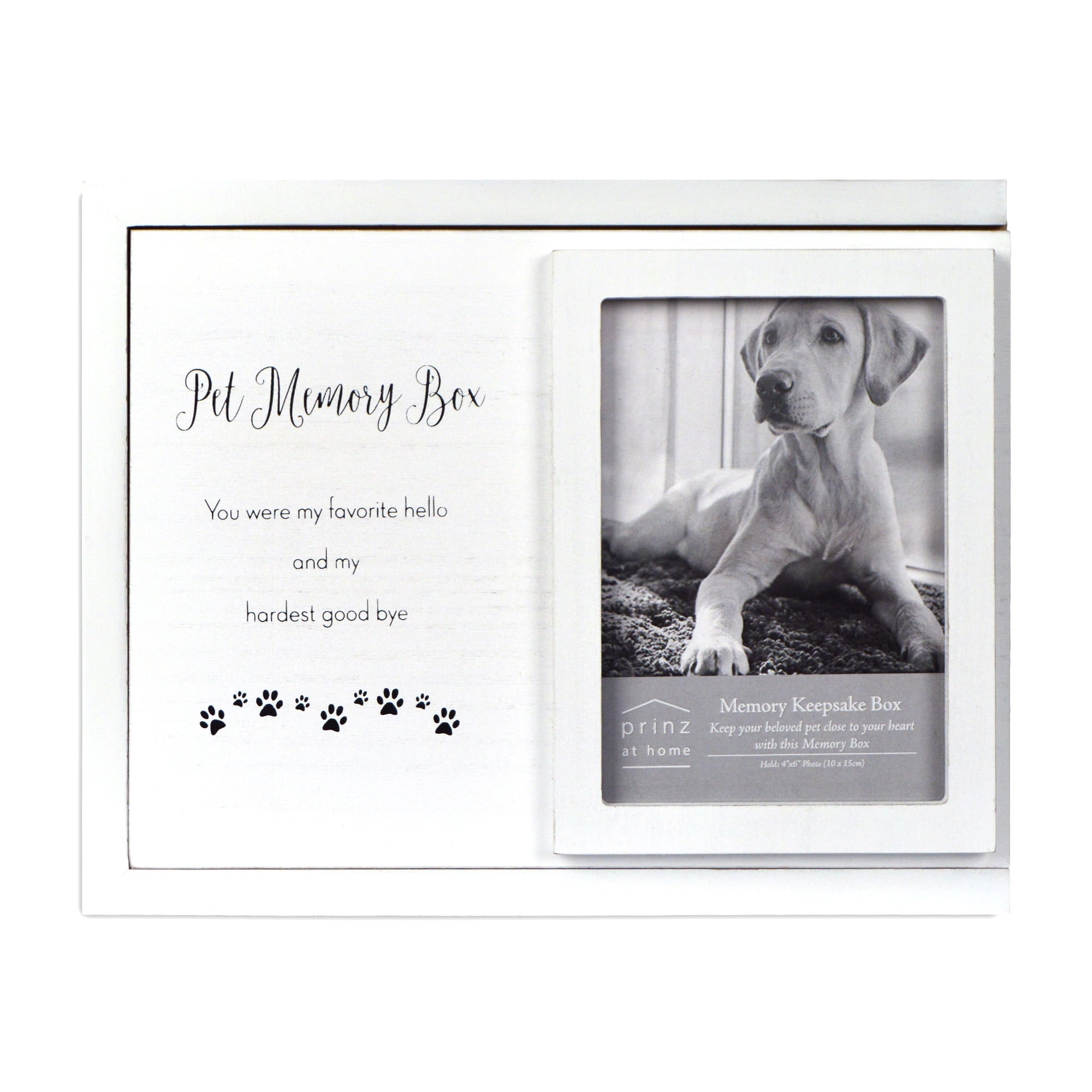 Prinz Decorative Dog Photo Keepsake Memory Box - Walmart.com