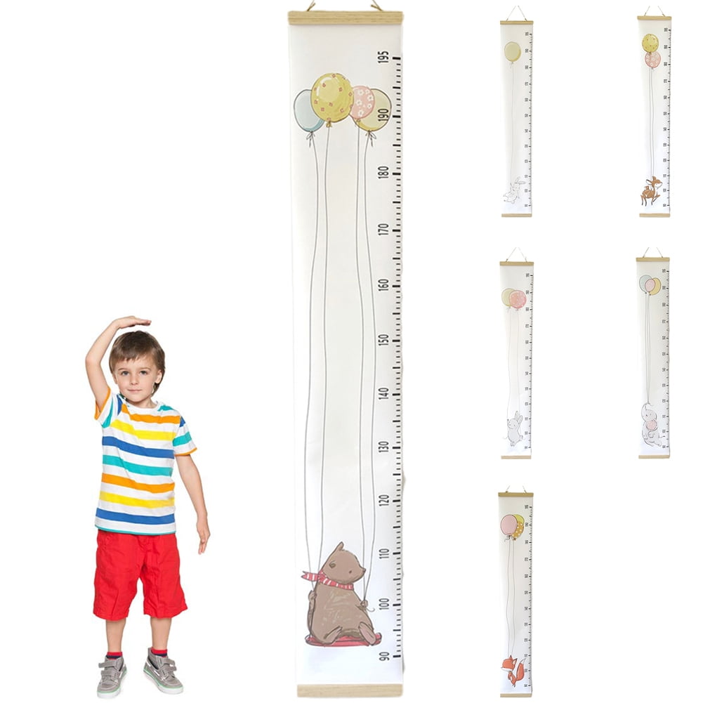 Baby Growth Height Chart, Hanging Ruler Wall Decals for Kids Boys Girls ...