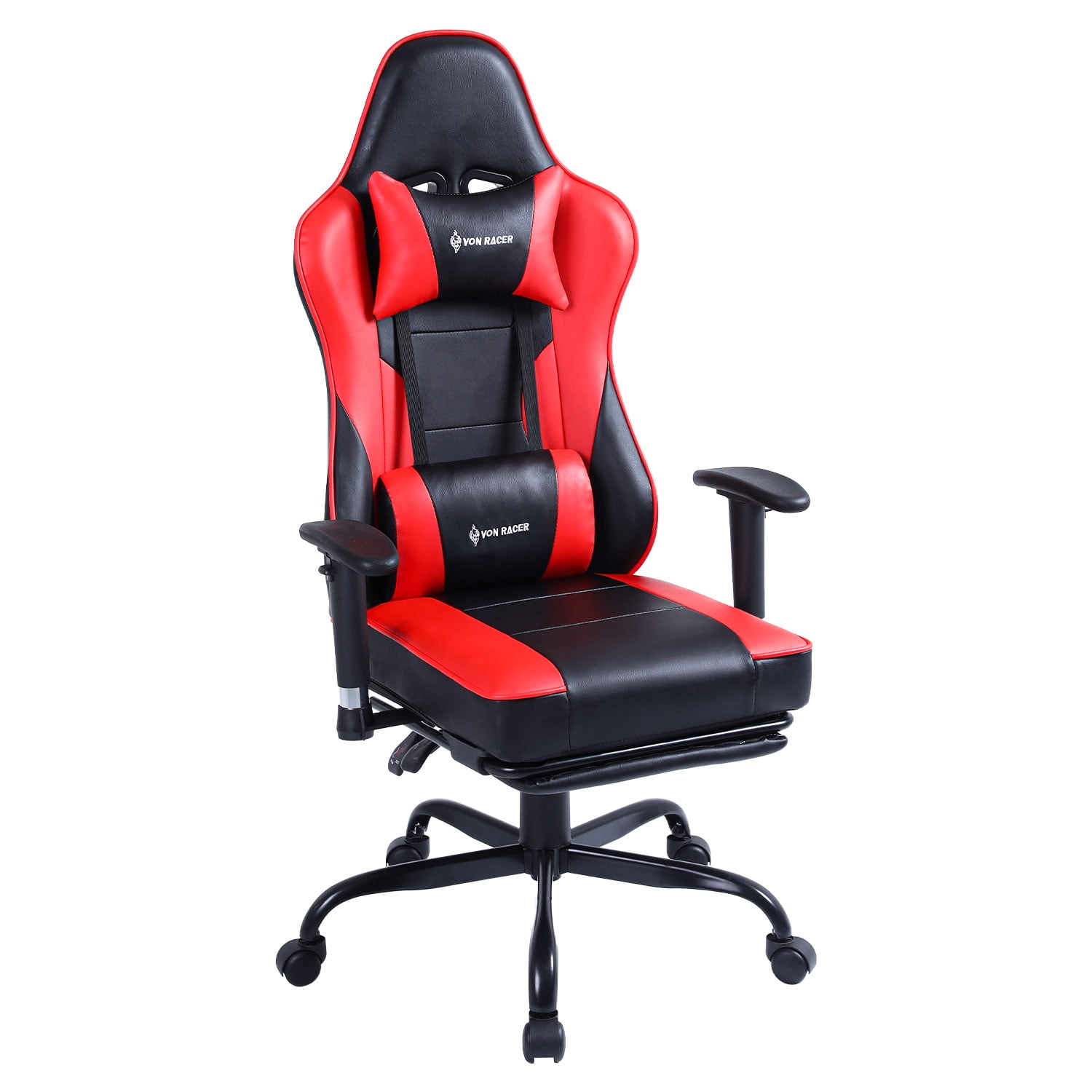 Blue Whale Gaming Chairs with Footrest,2022 Leather Game Chair for ...