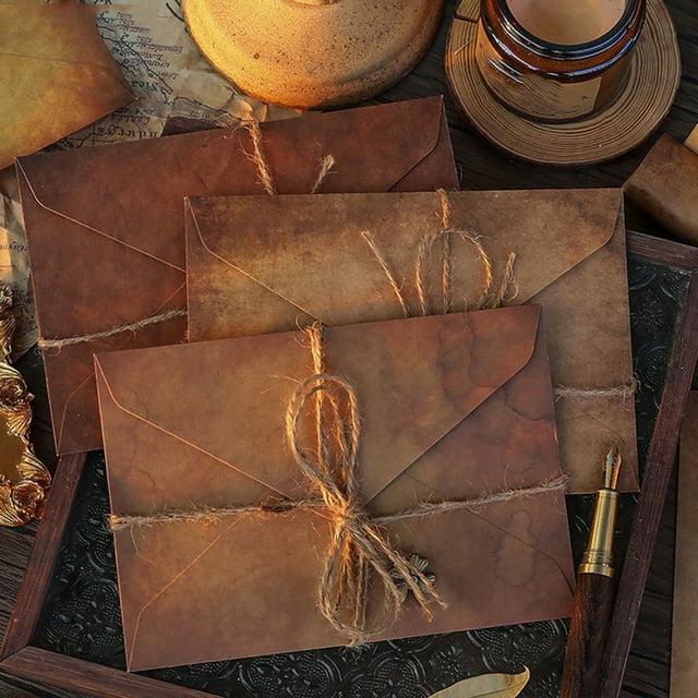 Hariumiu Vintage Letter Paper Writing Kit, A5 Handwritten Love Letter ...