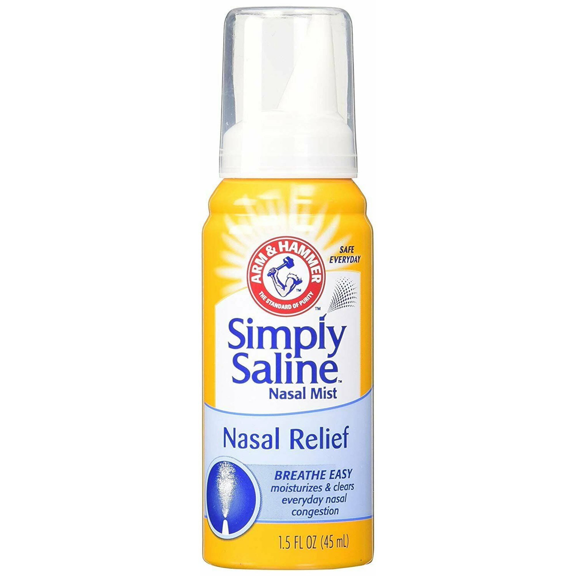 Simple Saline Moisturizes & Clears Everyday Nasal Mist Congestion ...