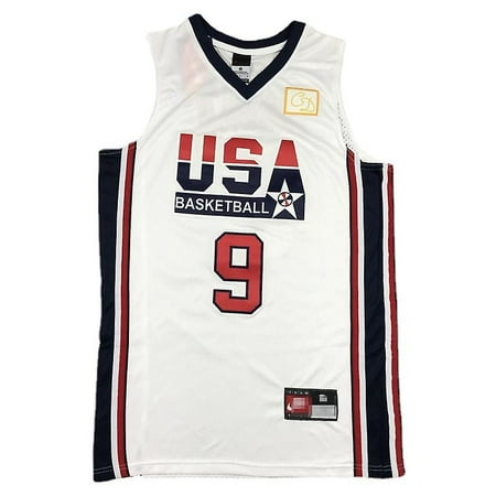 Nba Jersey Dream Team First Team No. 9 Retro Michael Jordan Dream Team ...