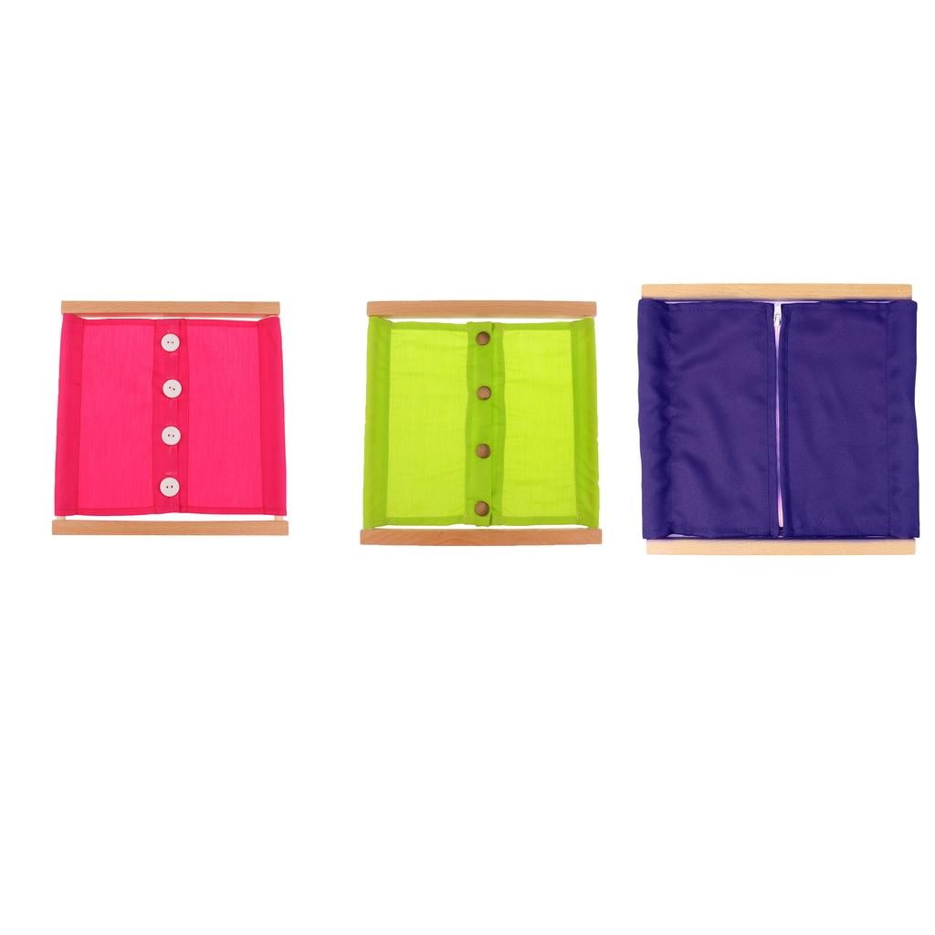 Click here for Rongfmy 3 Pack Montessori Wooden Dressing Frames B... prices