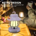 Retro Rechargeable Camping Lantern, Infinite Dimming, 3 Color ...
