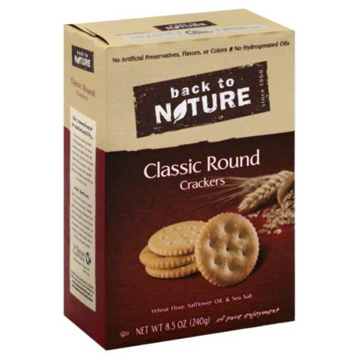 Back to Nature Classic Round Crackers, 8.5 oz, (Pack of 6) - Walmart.com