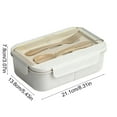 Cinvoph Wheats Straw Bento Box Leakproof Airtight Insulated Microwave ...