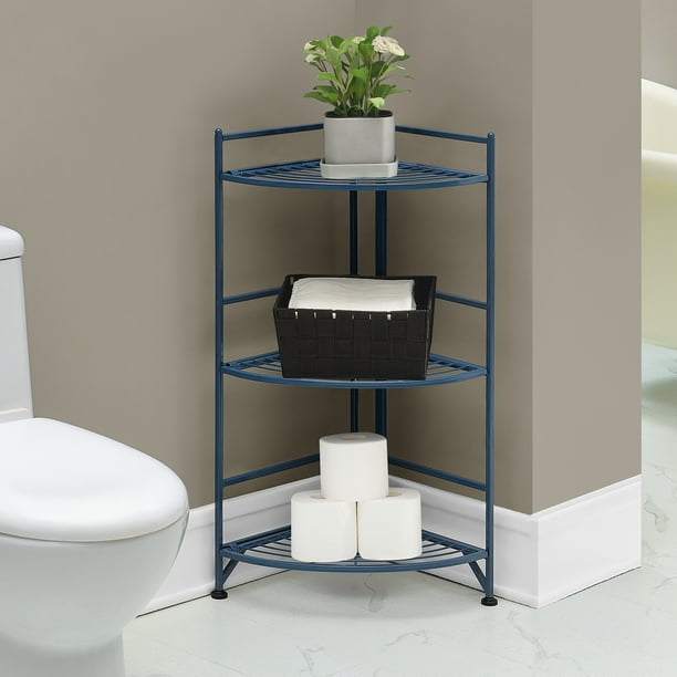 Blue Metal Shelf