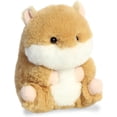 Aurora 16983 5 in. Round Rolly Pet Frolic Hamster Adorable Companions On-The-Go Fun Stuffed ...