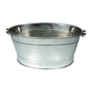 Multi Functional Galvanized Metal Tub on Stand, Gray - Walmart.com