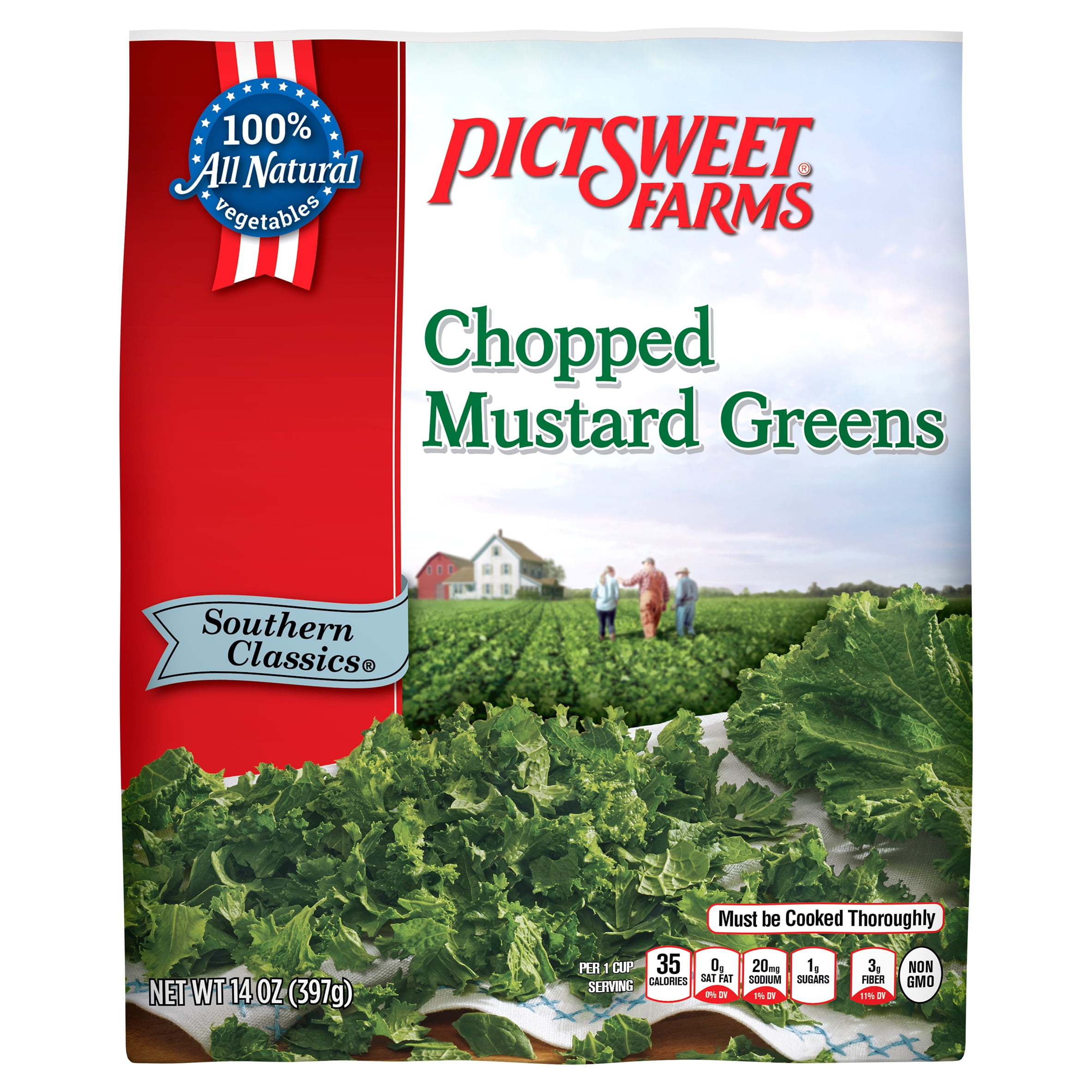 Pictsweet Farms® Southern Classics® Chopped Mustard Greens, Frozen 14 ...