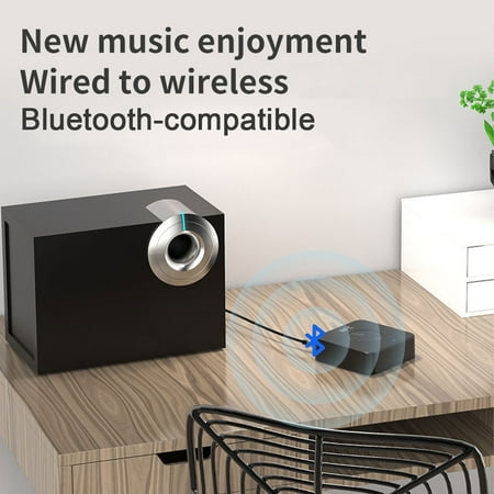 2-in-1 Bluetooth-Compatible Transmitter Receiver Home Stereo System TV ...